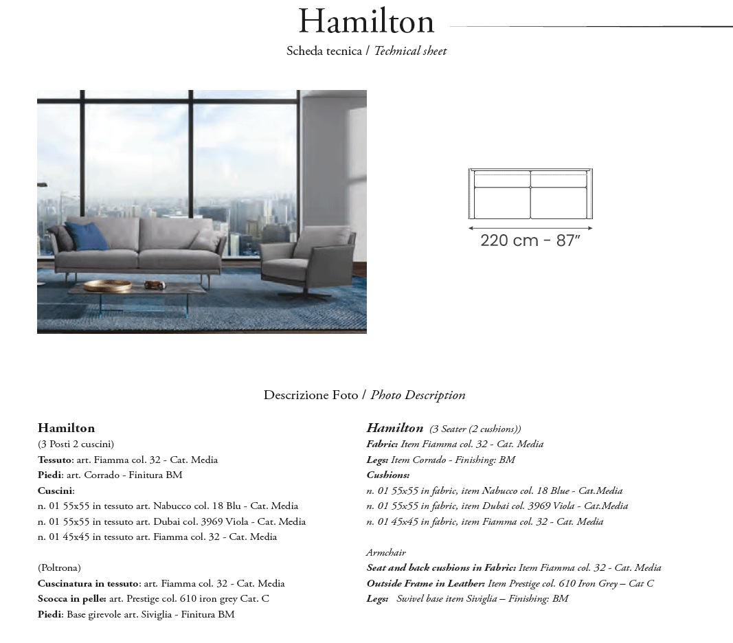 Hamilton, Sofas Loveseats and Chairs, Living Room Furniture