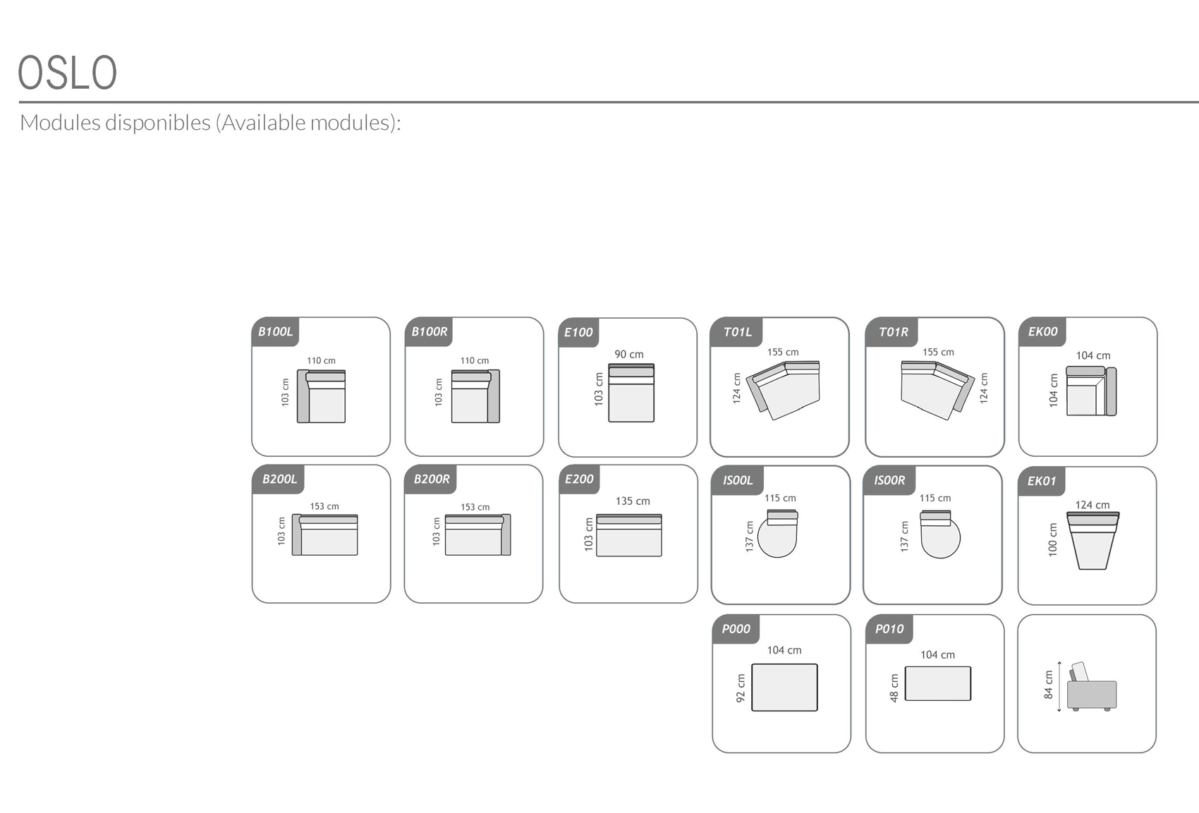 Oslo Sectional, Sectionals, Living Room Furniture