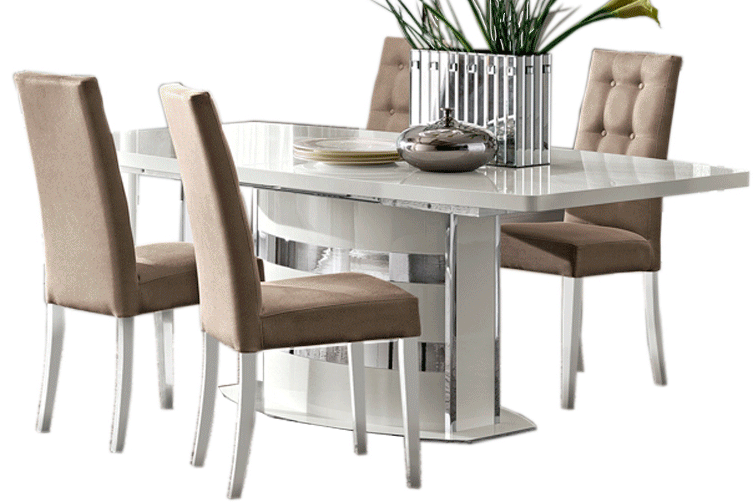 Extending glass dining table and chairs clearance store